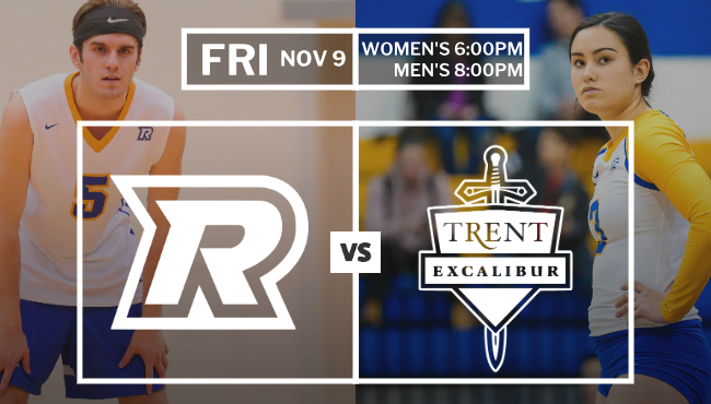 RYERSON RAMS VOLLEYBALL vs.TRENT EXCALIBUR | Mattamy Athletic Centre