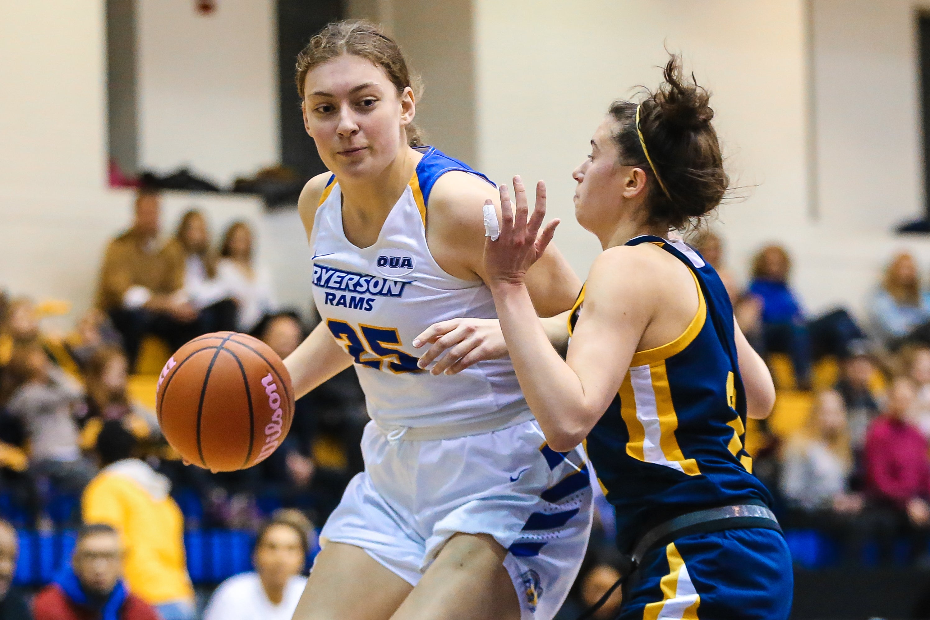 PLAYOFFS: Ryerson Rams Women's Basketball vs Laurentian Voyageurs ...