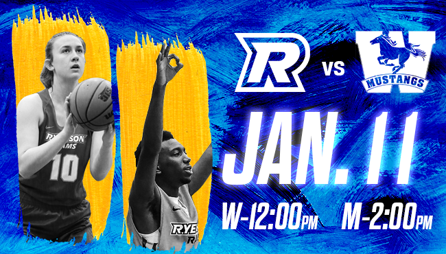 Ryerson Rams Women's and Men's Basketball vs Western Mustangs | Mattamy ...