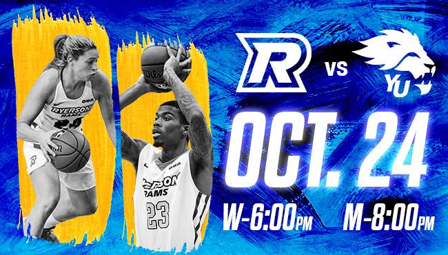 Ryerson Rams Basketball vs York Lions | Mattamy Athletic Centre